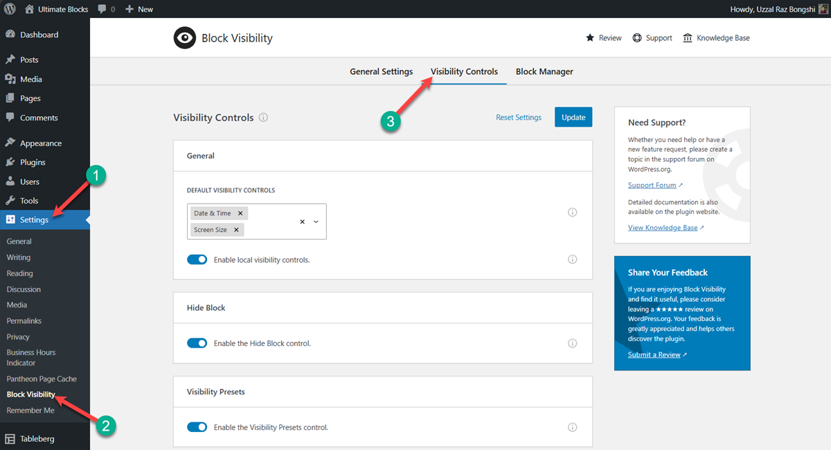 How to Display WordPress Blocks Based on Screen Size