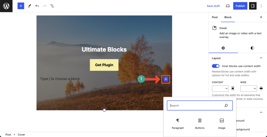 How to Use the WordPress Cover Block (Gutenberg)
