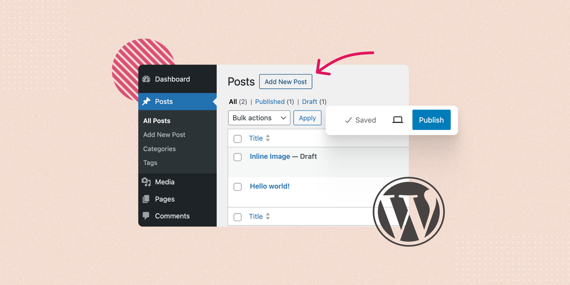 How to Add and Publish A New Post in WordPress