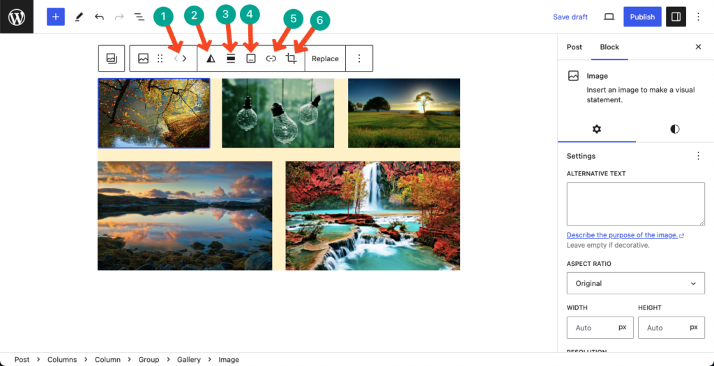 How to Use the Gallery Block in WordPress (Gutenberg)