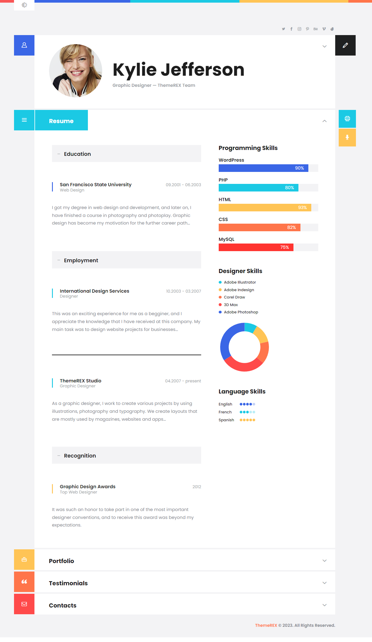 10 Best WordPress Resume Themes
