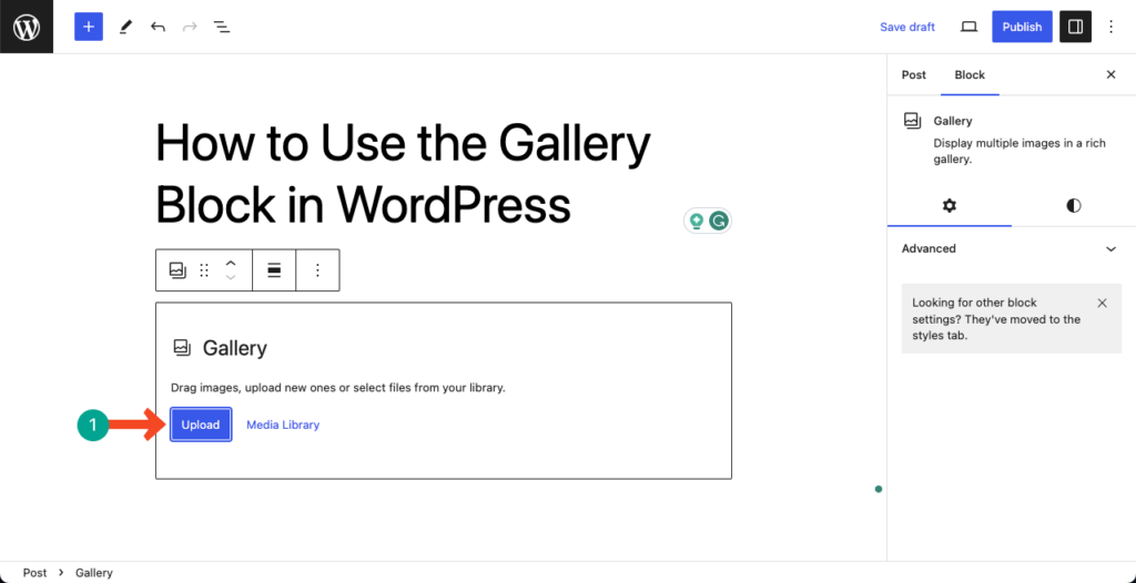 How to Use the Gallery Block in WordPress (Gutenberg)