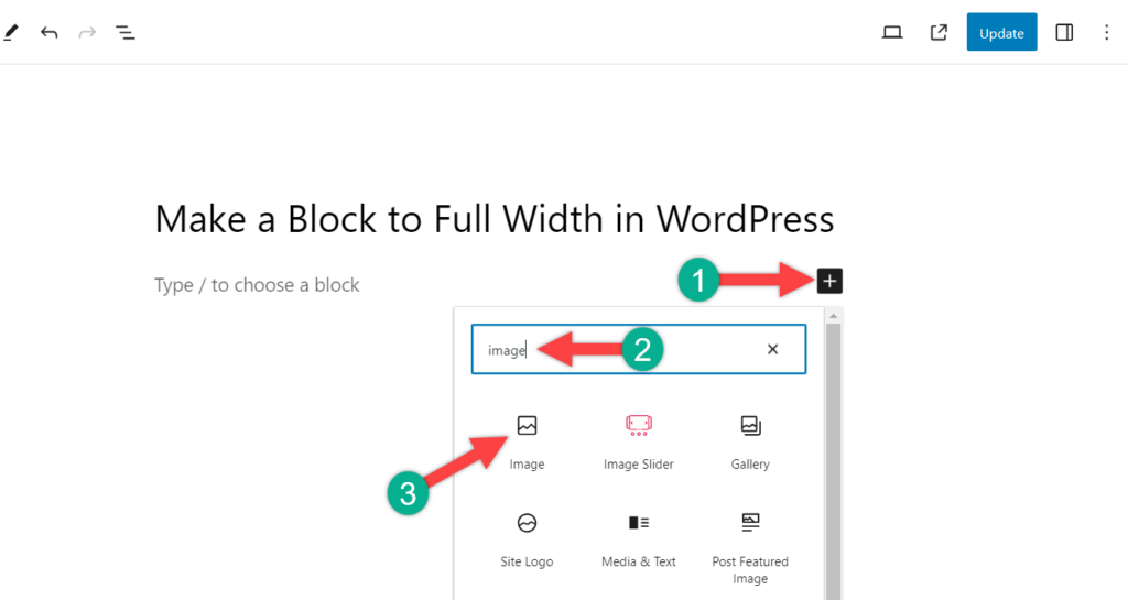 How to Make a Block to Full Width in WordPress