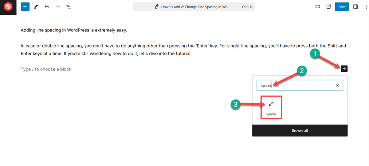 How to Add & Change Line Spacing in WordPress