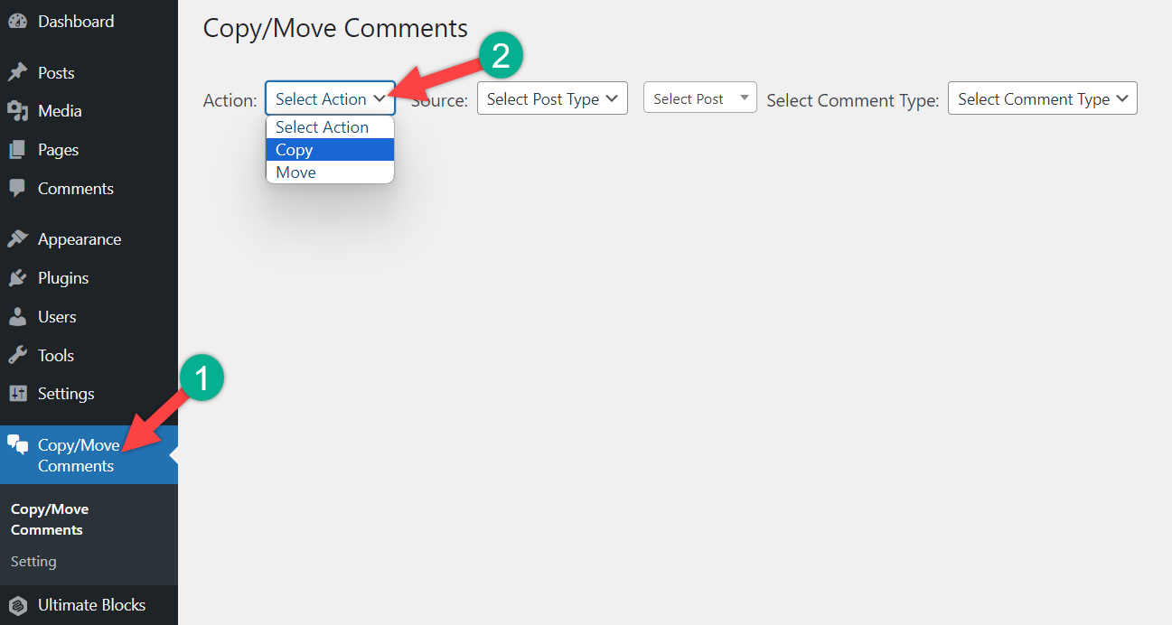 How to Copy or Move Comments Between WordPress Posts