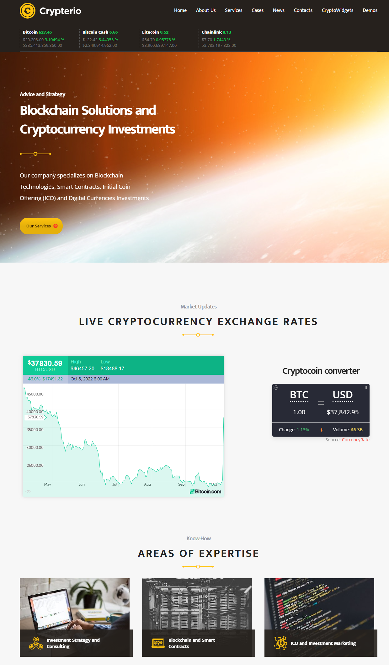 10 Best Cryptocurrency WordPress Themes - Ultimate Blocks
