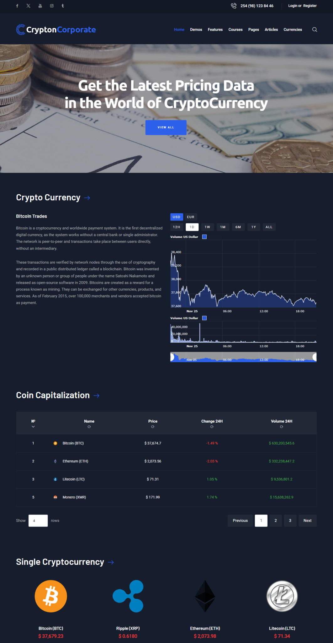 10 Best Cryptocurrency WordPress Themes - Ultimate Blocks