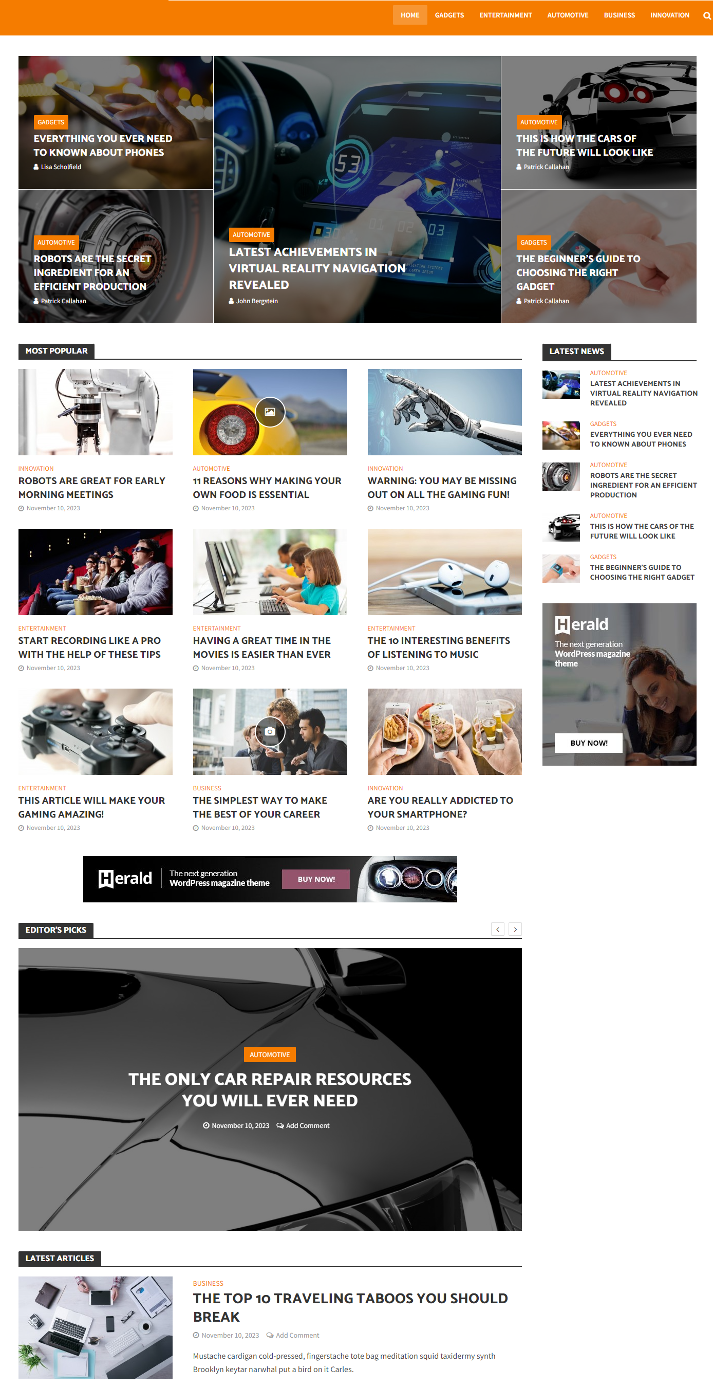 10 Best WordPress Themes for Tech Blog (2026)