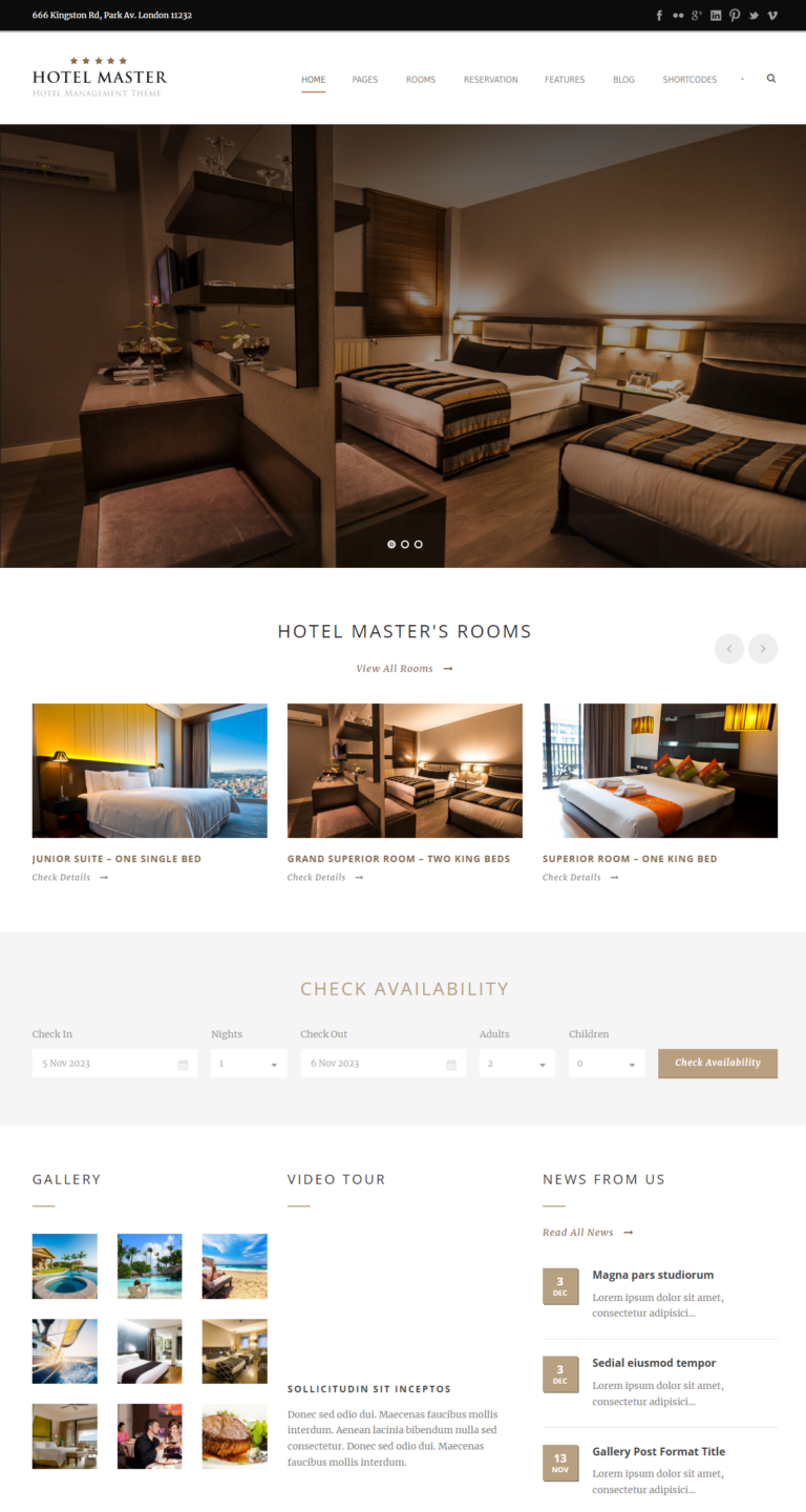 10 Best Hotel and Hotel Booking WordPress Themes (2025)