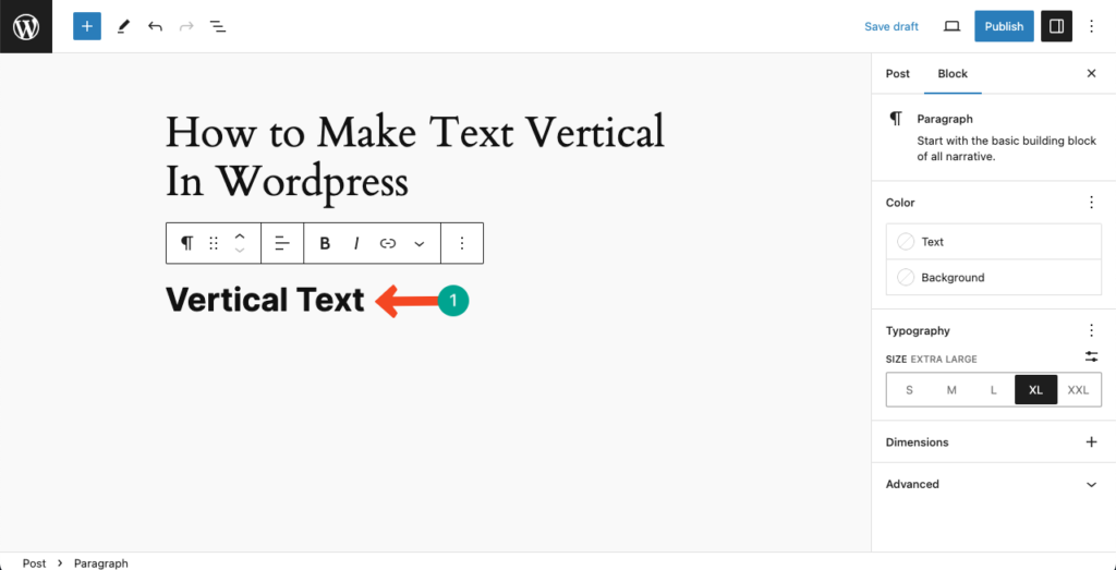 How to Make Text Vertical In WordPress (Easy Way)
