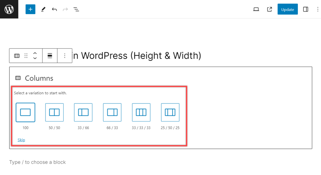 How to Resize Blocks in WordPress (Height & Width)