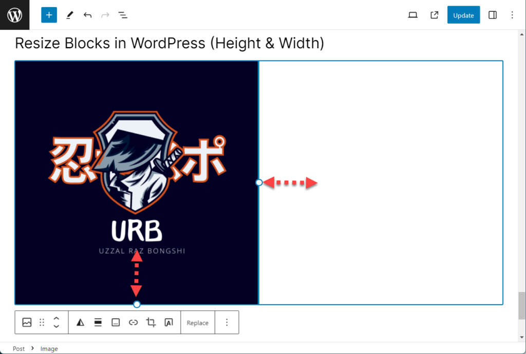How to Resize Blocks in WordPress (Height & Width)