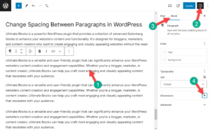 How to Change Spacing Between Paragraphs in WordPress