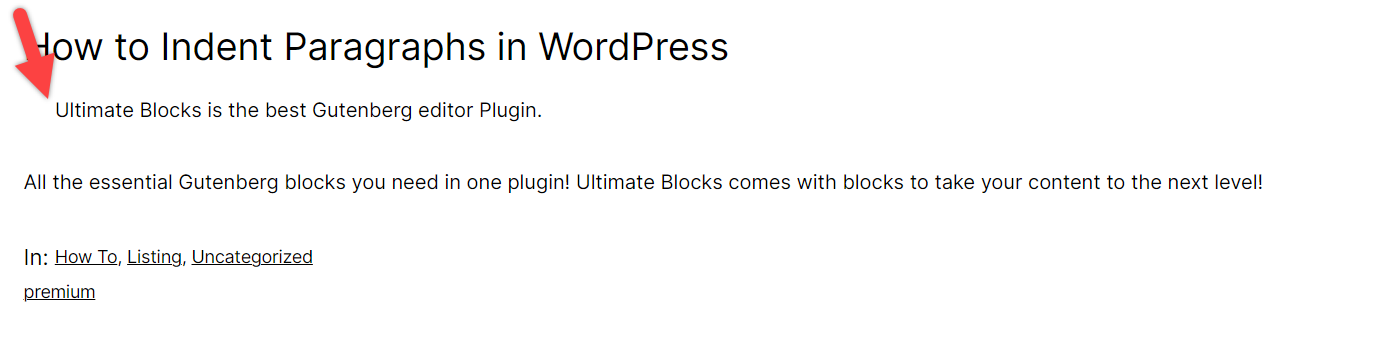 How to Indent Paragraphs in WordPress (Without Any Complexity)