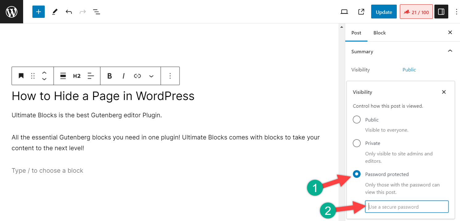 How to Hide a Page in WordPress (3 Easy Methods)