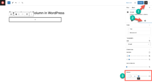 How to Add Border Around Column in WordPress
