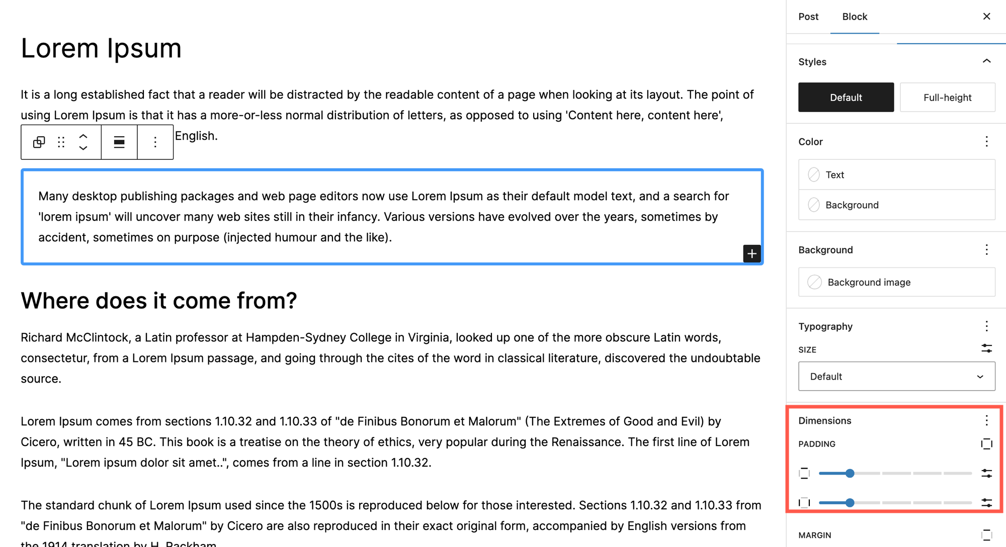 How To Add Border Around Text In WordPress (Two Ways)