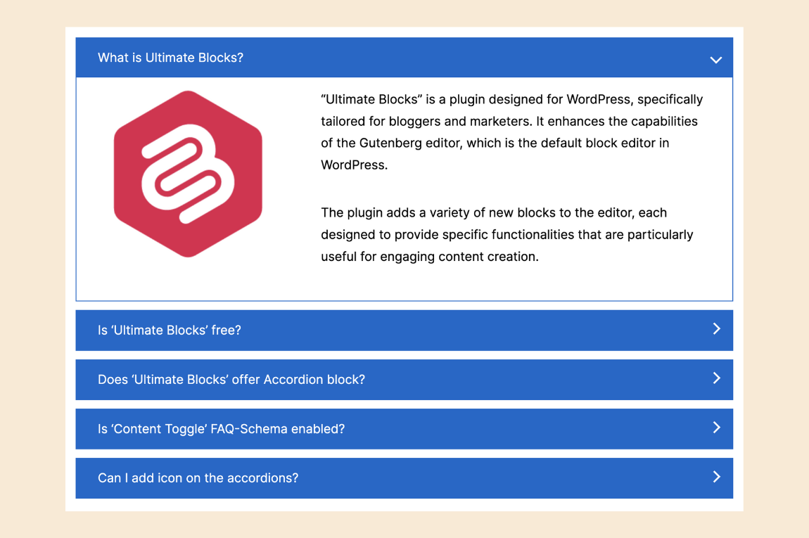 Ultimate Blocks: The Best WordPress Gutenberg Blocks Plugin (25+ Blocks)