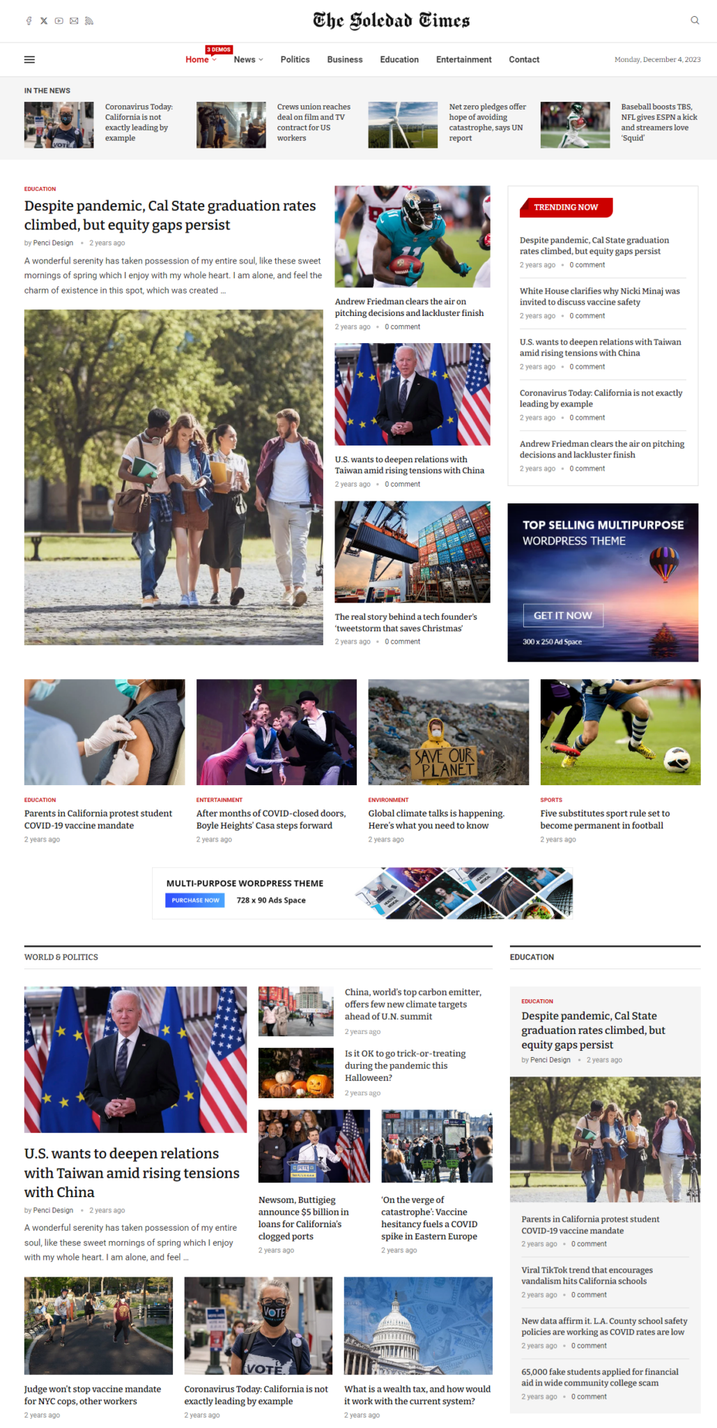 10 Best WordPress Newspaper Themes (2025)
