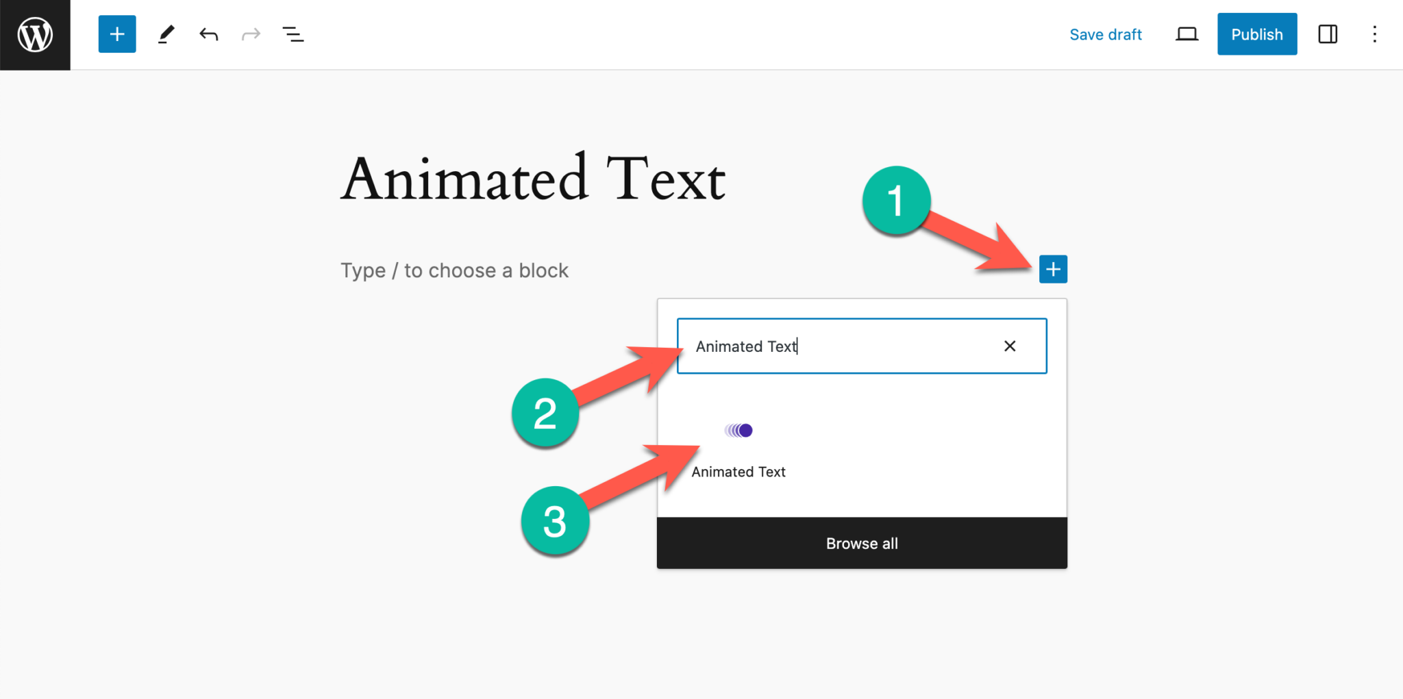 How to Add Animated Text in WordPress (Easy Steps)