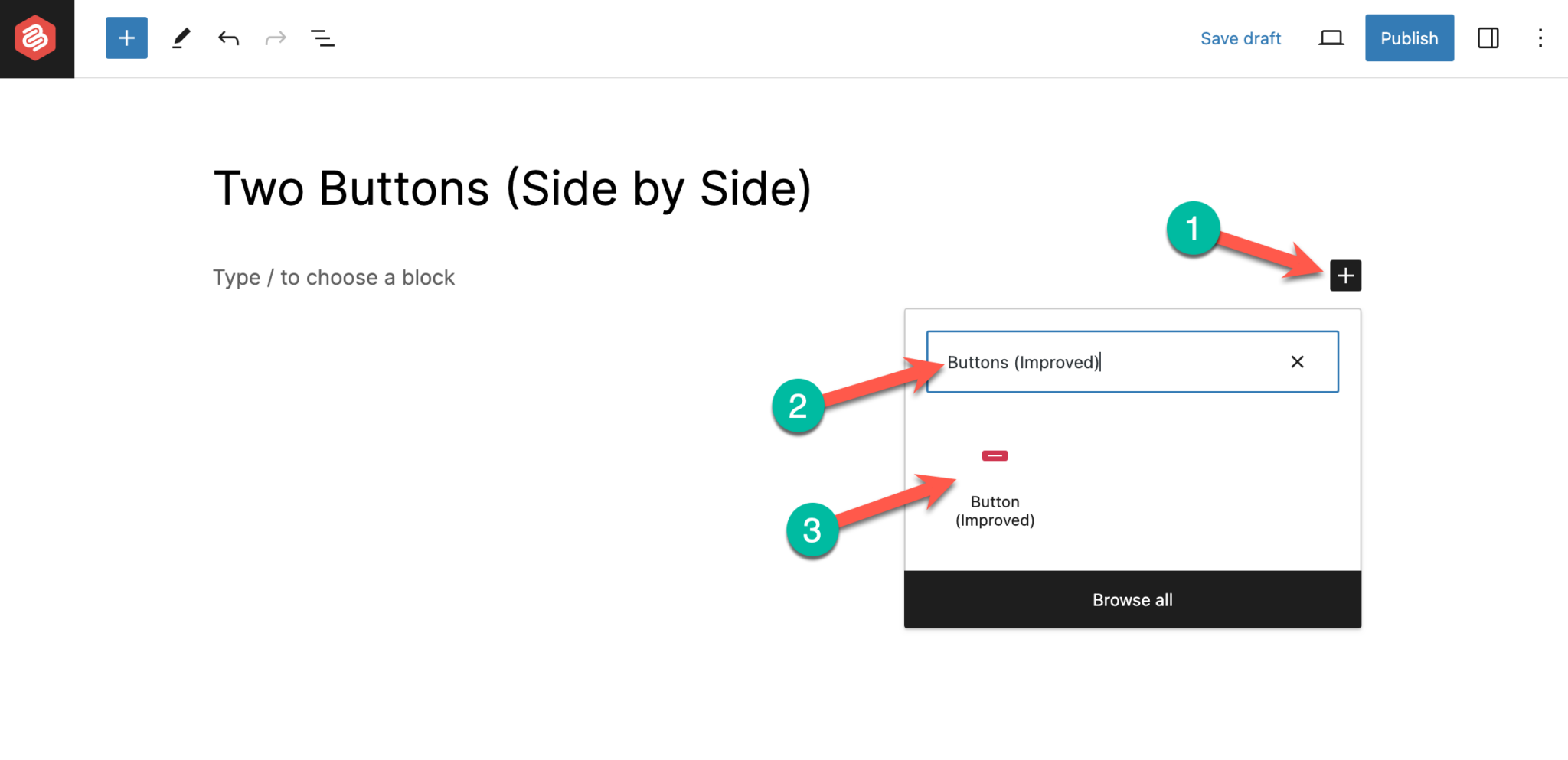 How To Add Two Buttons Side By Side In WordPress (2025)
