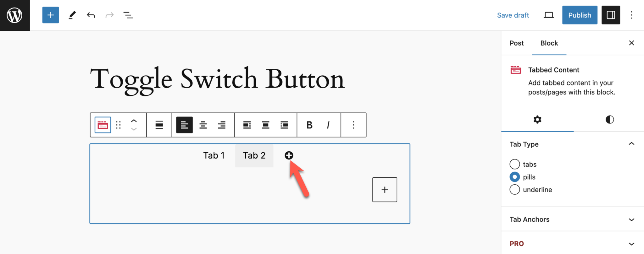How To Add Toggle Switch Button In Wordpress 0281