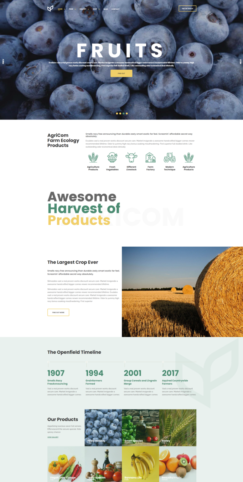 10 Best Organic Food WordPress Themes (2025)