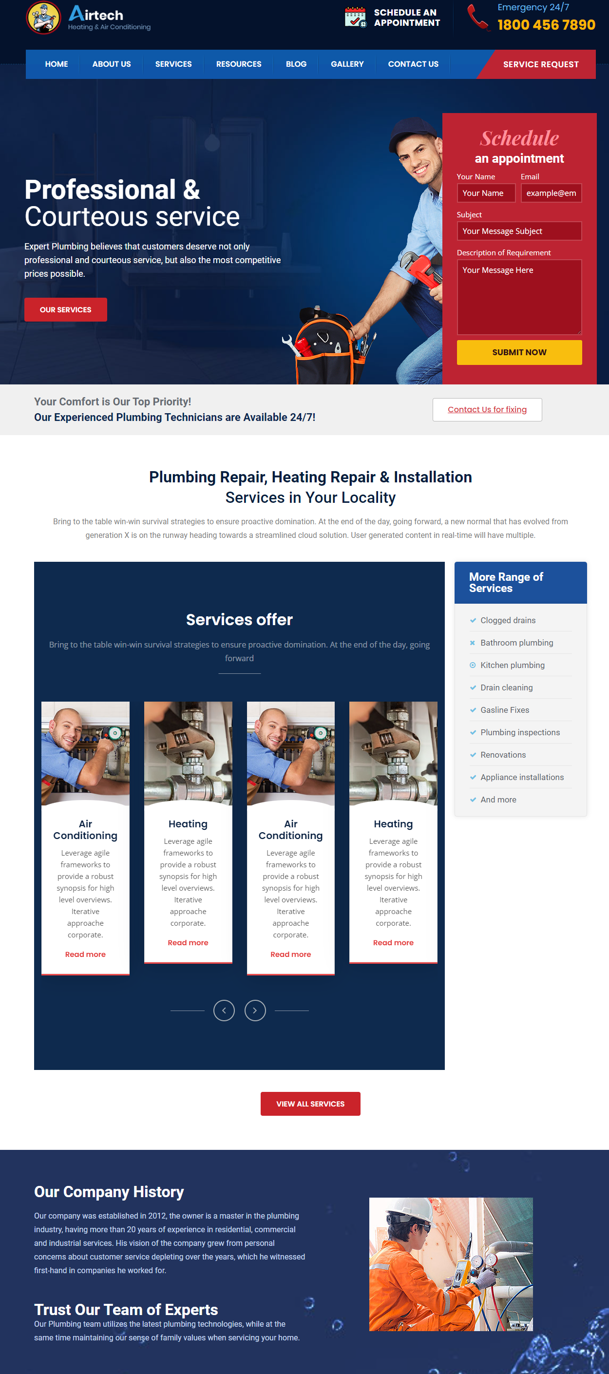 10 Best Plumber WordPress Themes (2026)