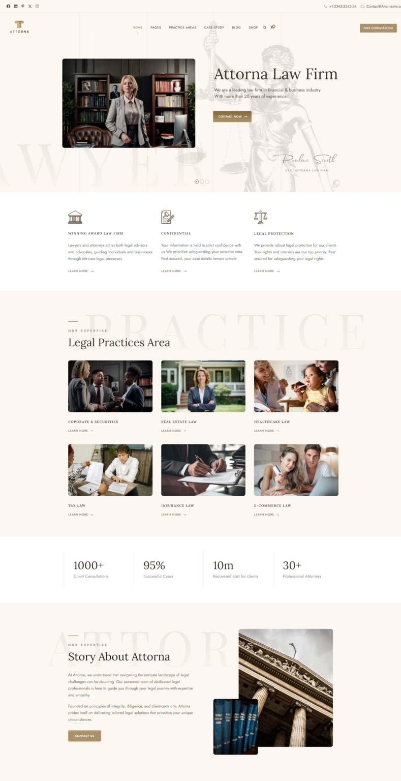 10 Best WordPress Themes for Lawyers (2025)