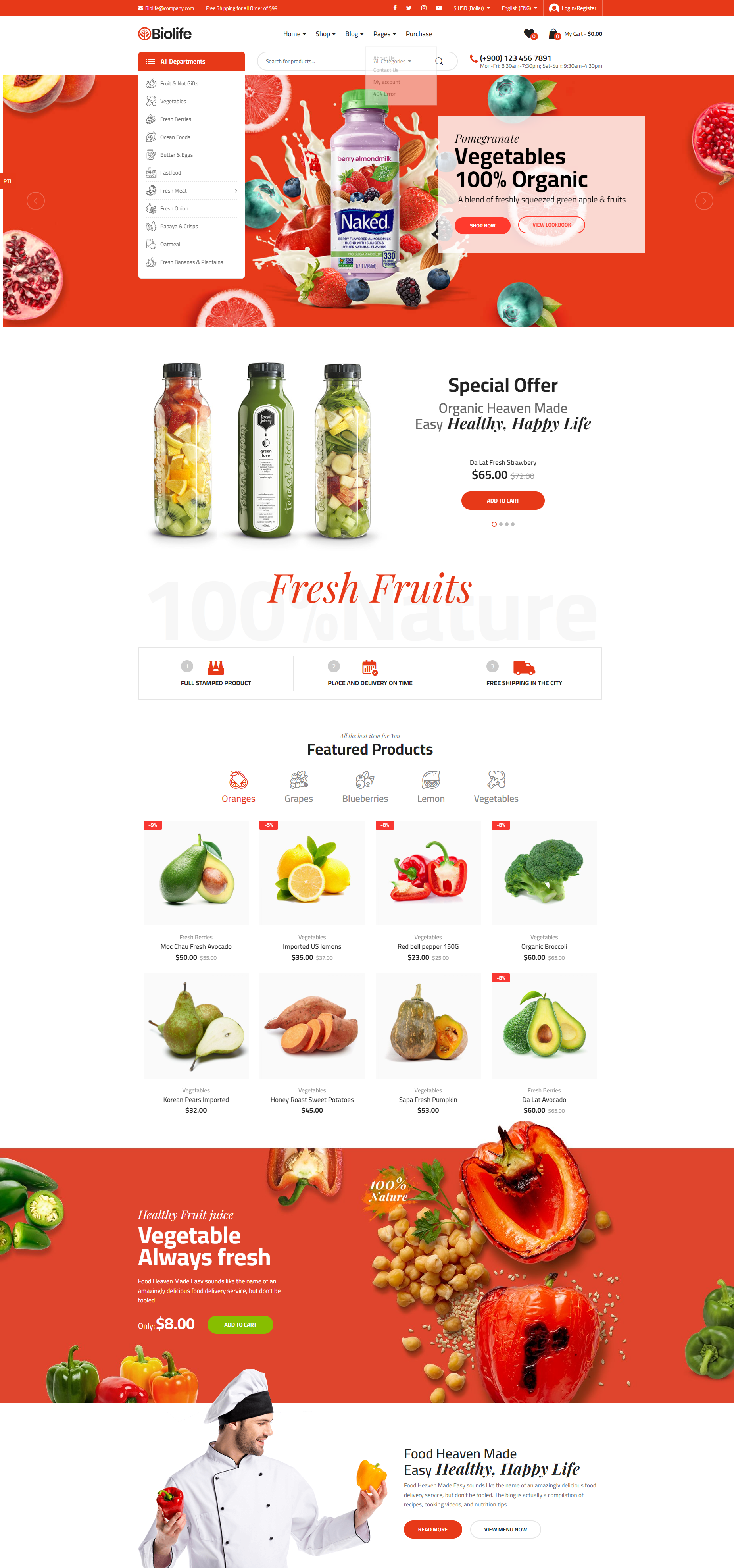 10 Best Organic Food WordPress Themes (2026)