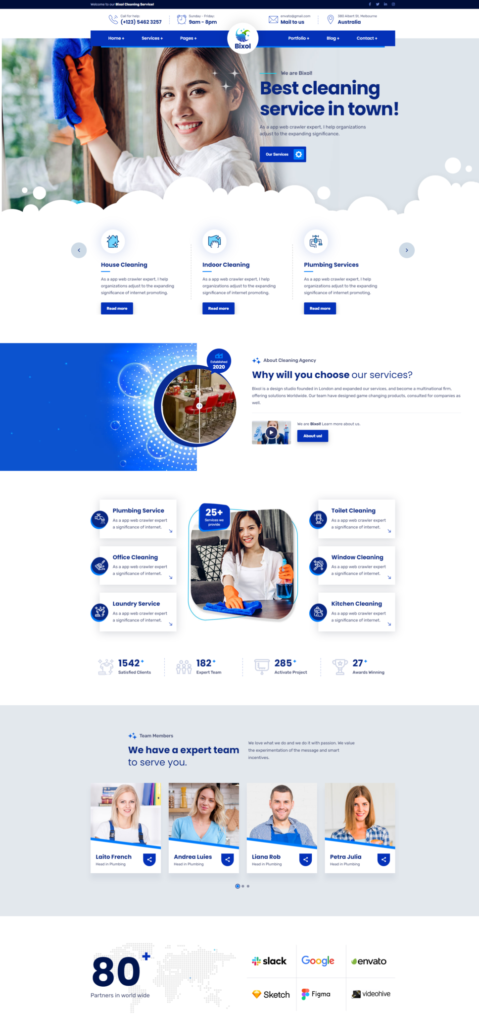 10 Best WordPress Themes for Cleaning Services (2026)