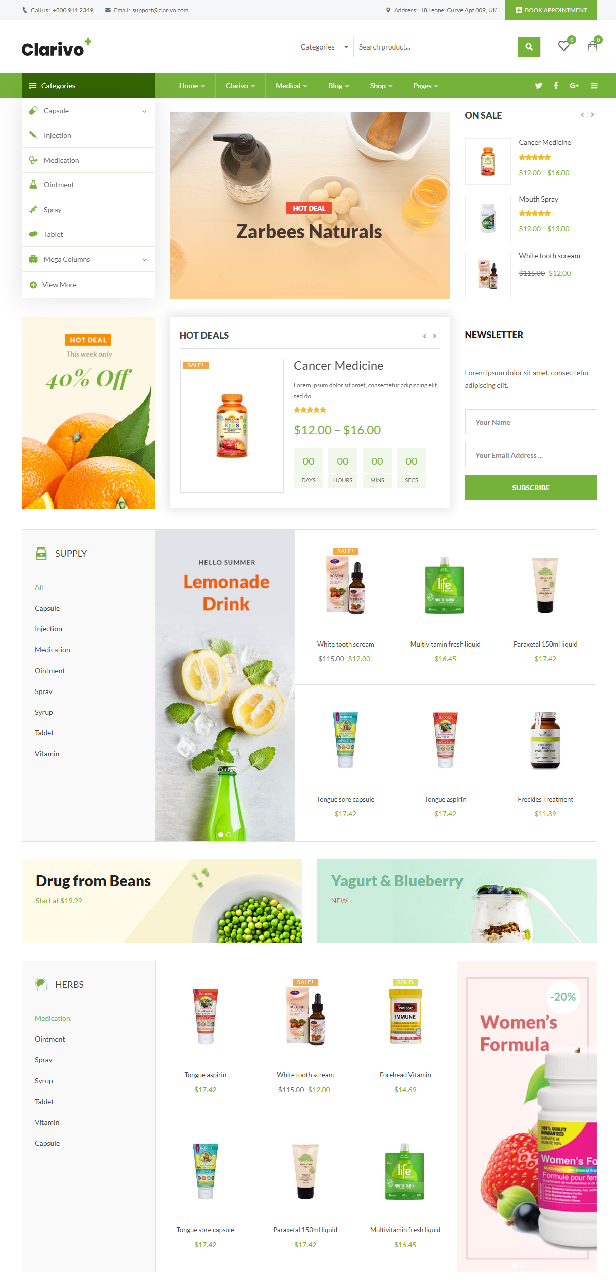 10 Best Pharmacy WordPress Themes (2025)