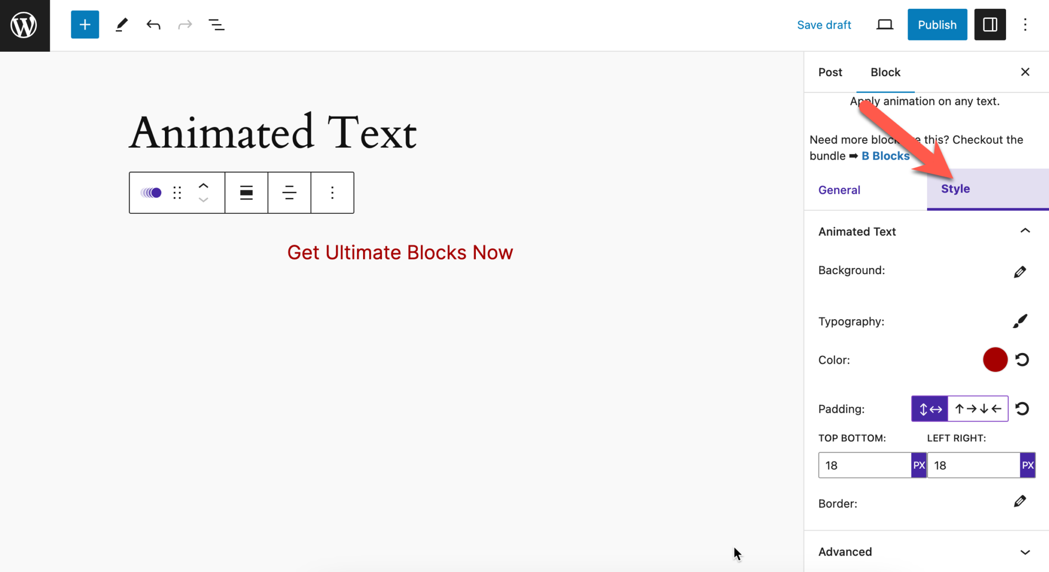 How to Add Animated Text in WordPress (Easy Steps)