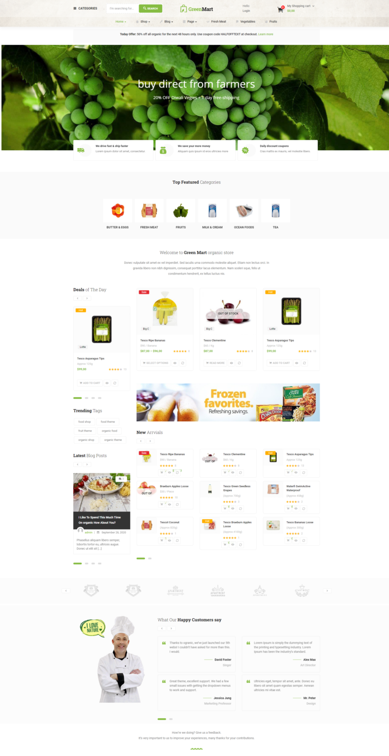 10 Best Organic Food WordPress Themes (2026)