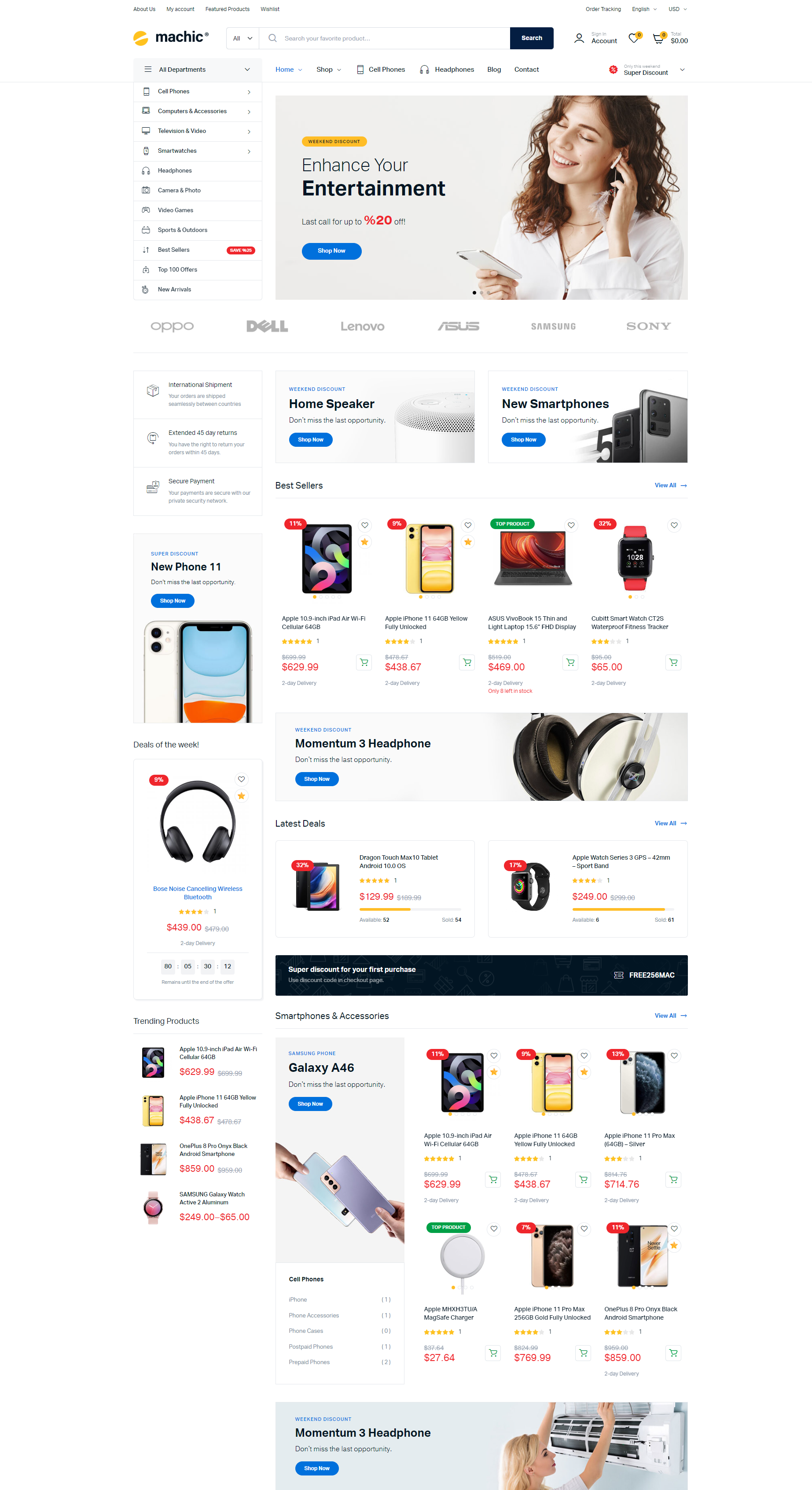 10 Best Electronic Gadget WordPress Themes (2025)