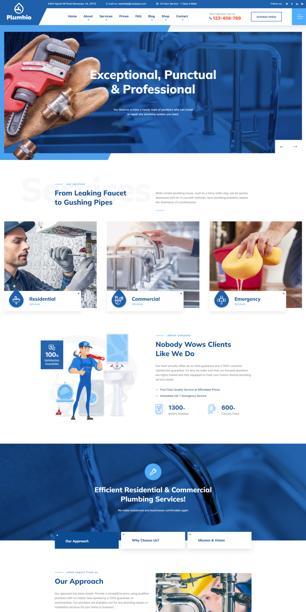 10 Best Plumber WordPress Themes (2026)