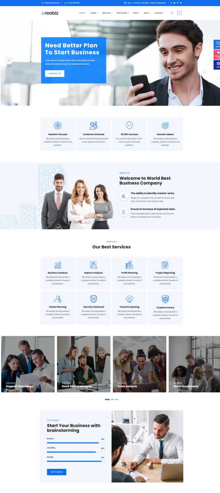 10 Best Consulting WordPress Themes (2025)