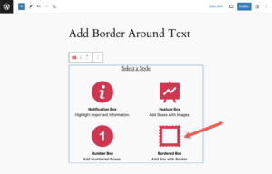 How To Add Border Around Text In WordPress (Two Ways)