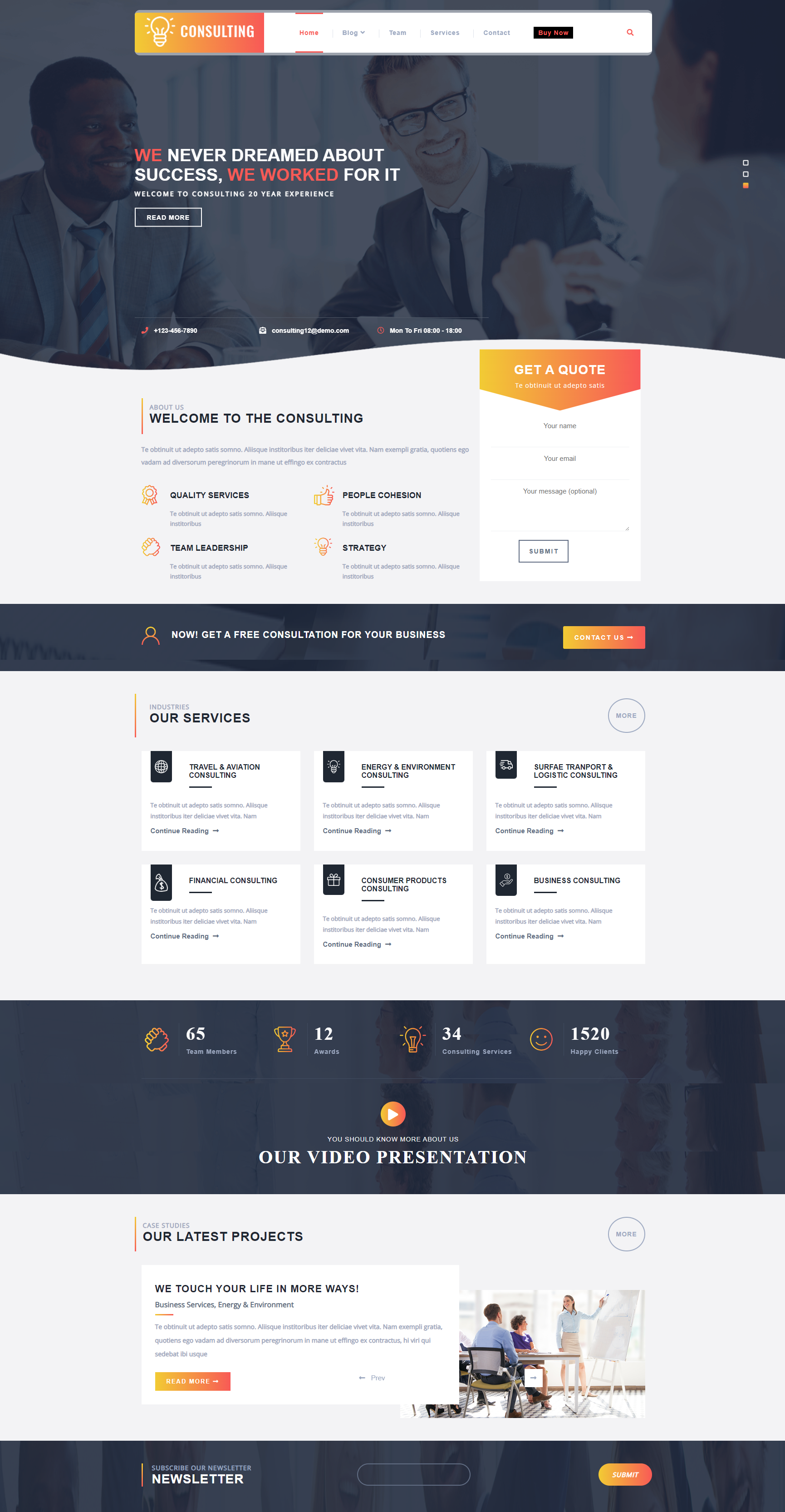 10 Best Consulting WordPress Themes (2025)