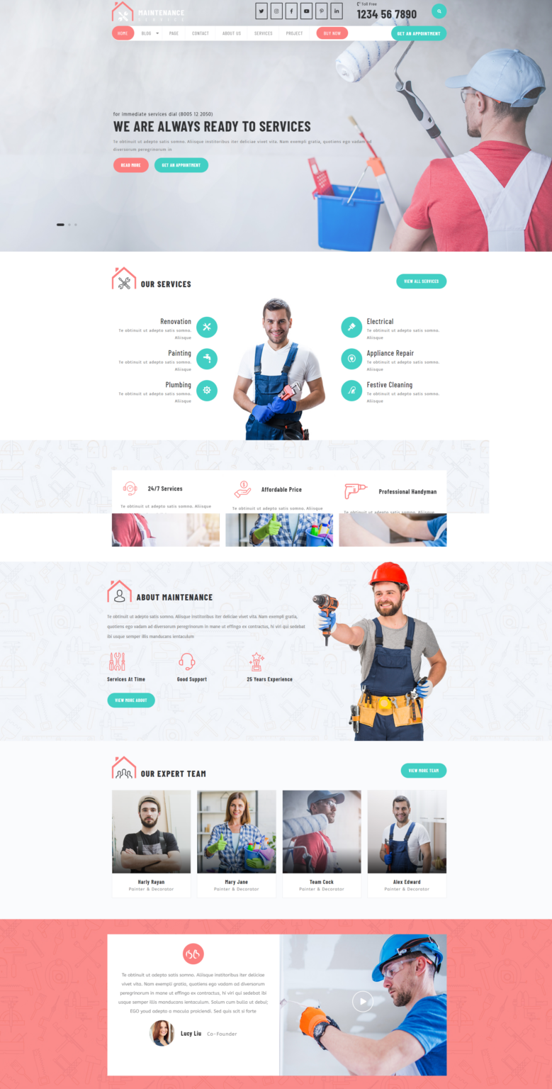 10 Best Plumber WordPress Themes (2025)