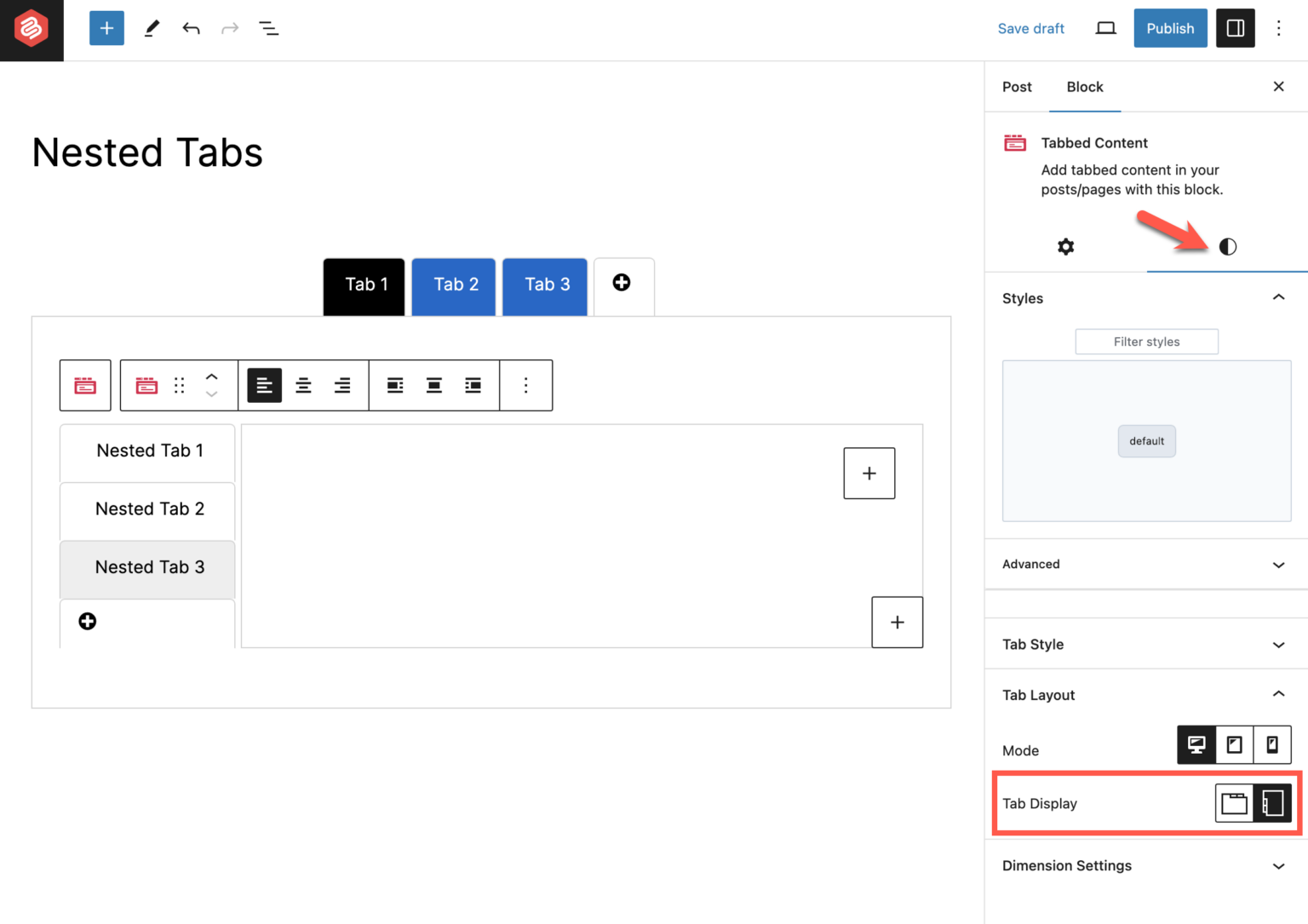 How to Create Nested Tabs in WordPress (3 Easy Steps)