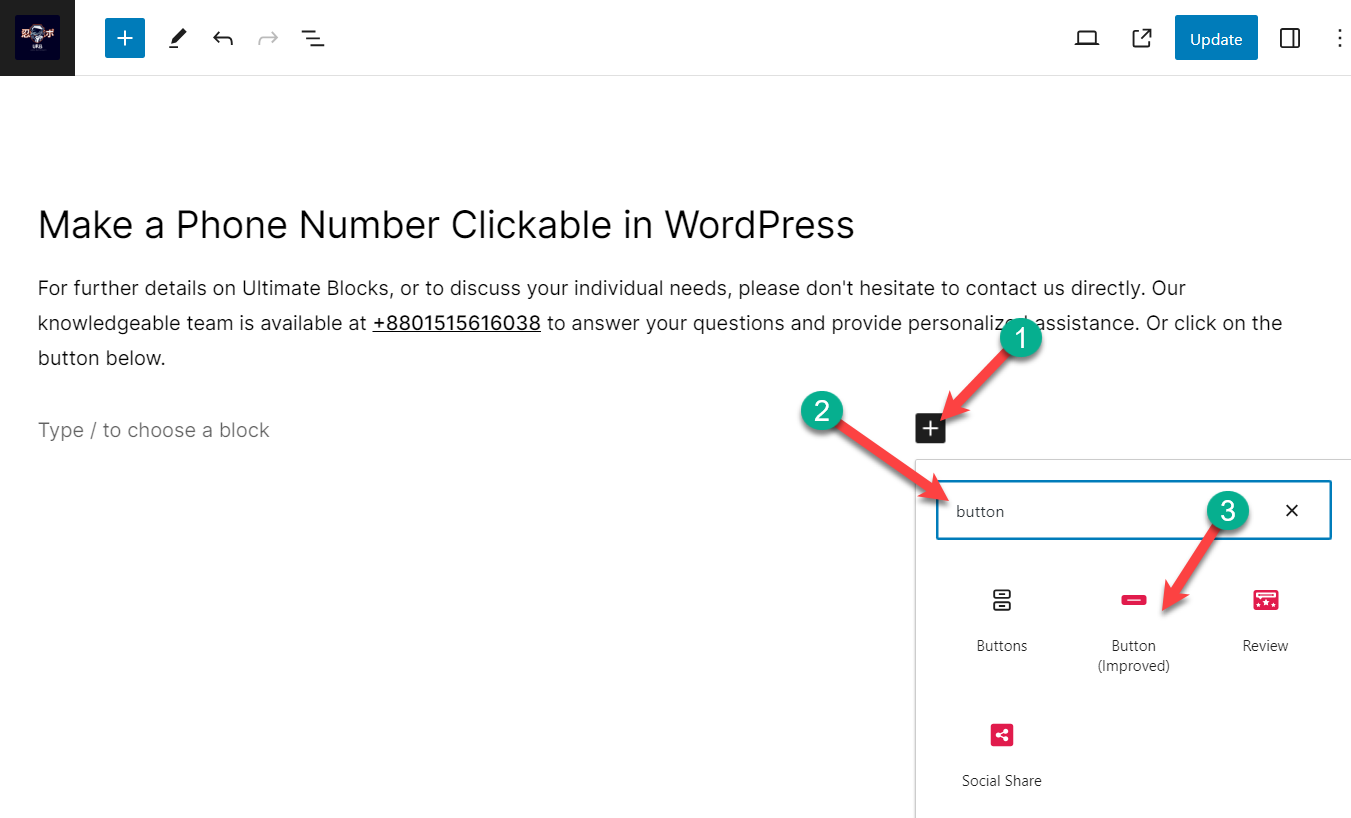 How To Make A Phone Number Clickable In Wordpress 