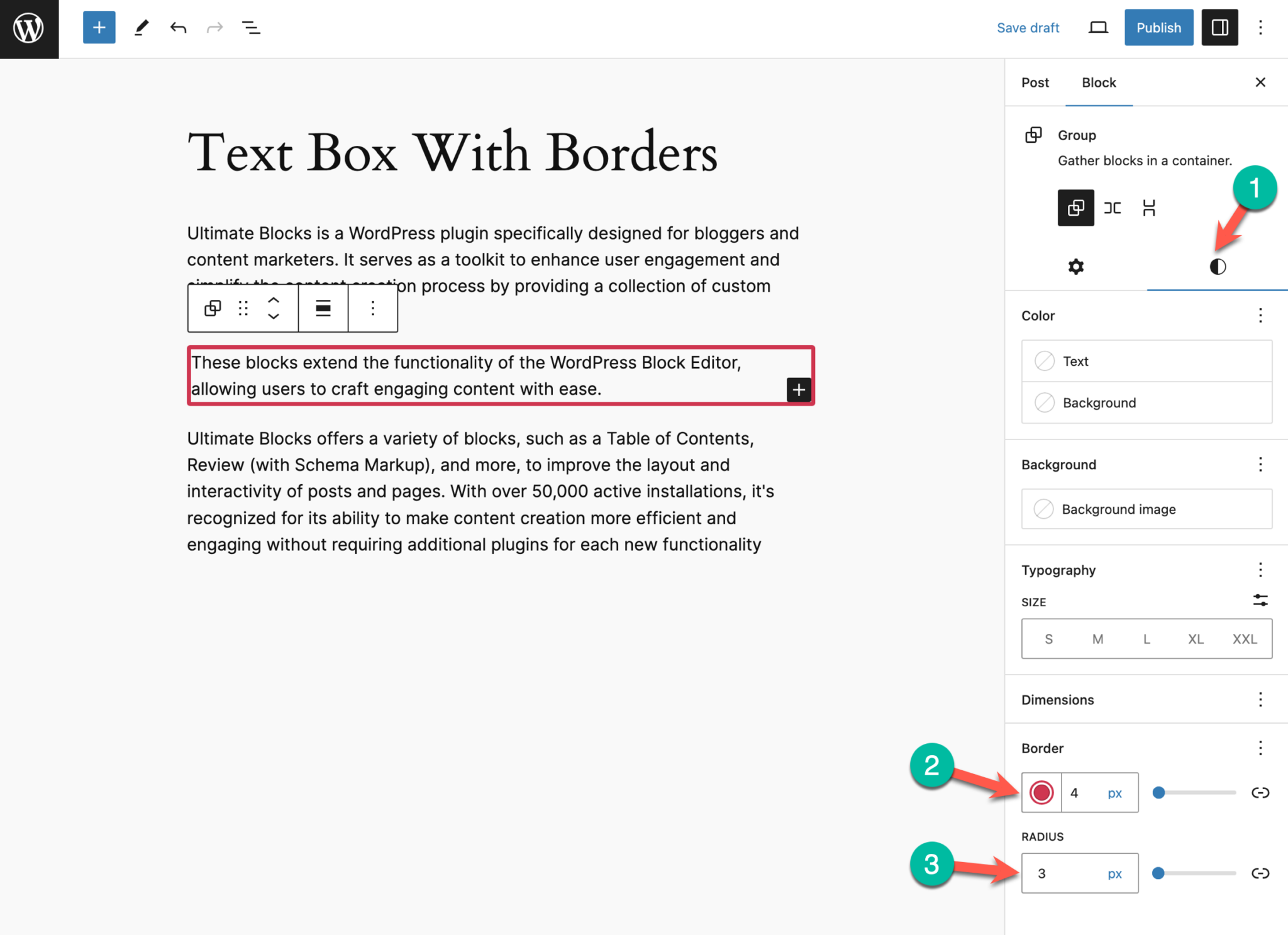 How to Add A Text Box In WordPress Posts/Pages