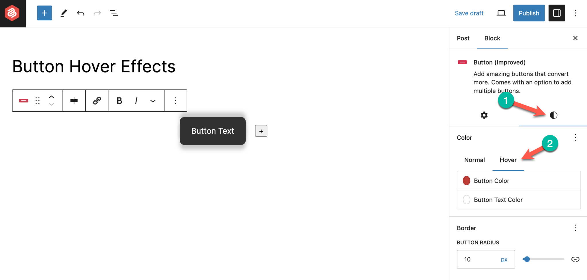 How to Add Hover Effects to Buttons in WordPress