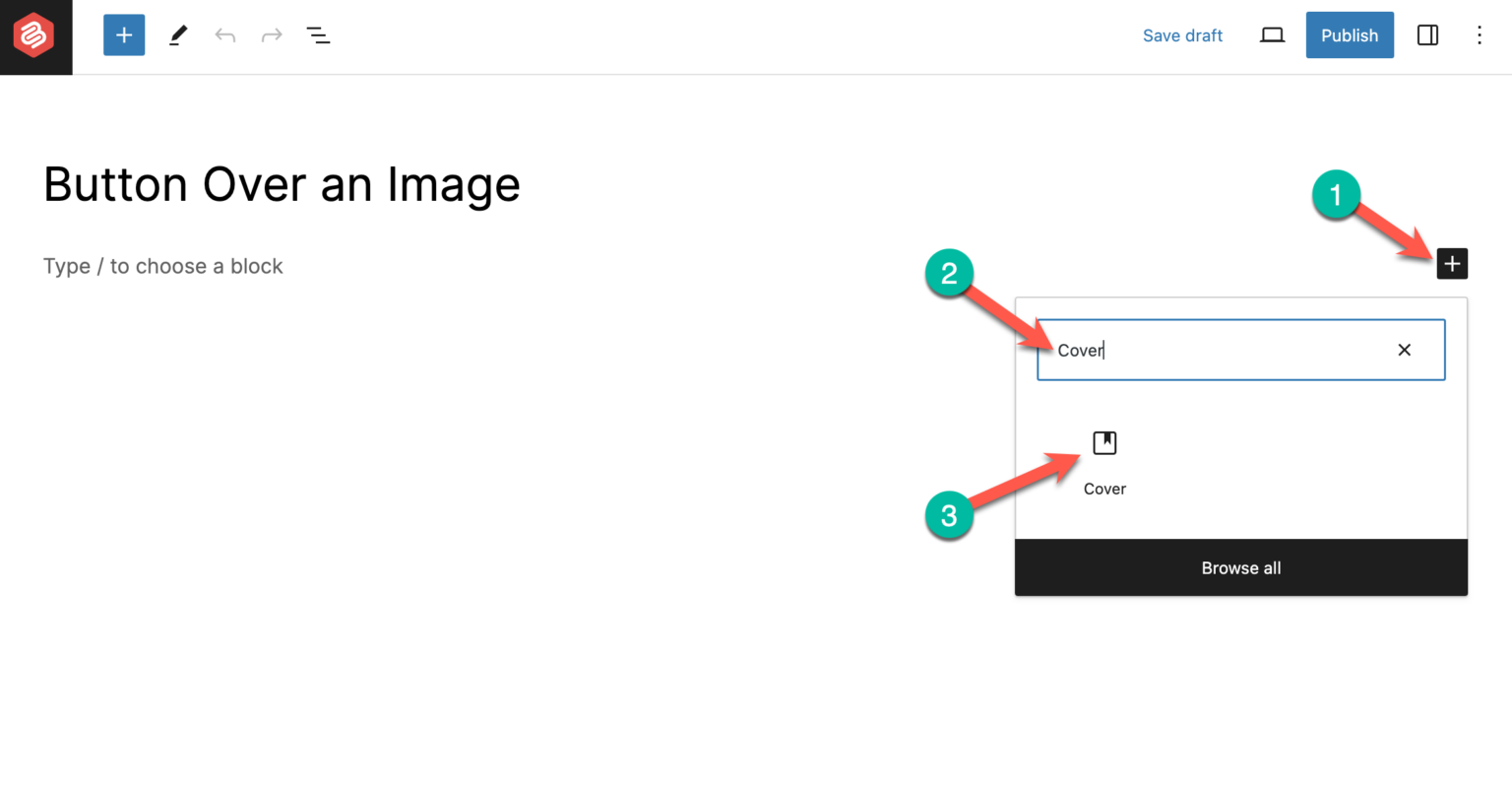 How to Add a Button Over an Image in WordPress
