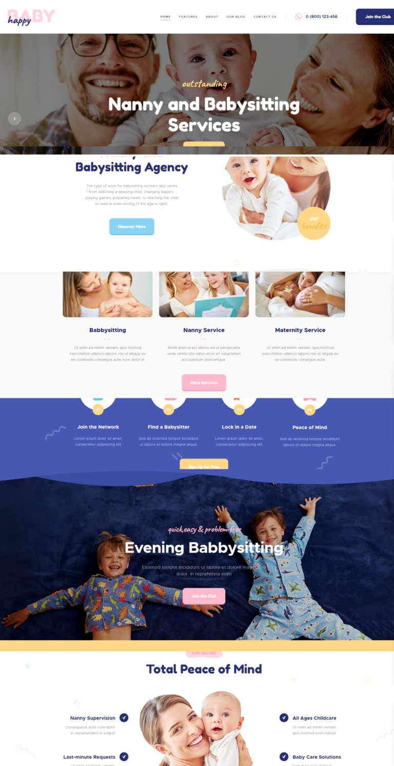 7 Best Babysitter and Daycare WordPress Themes (2025)