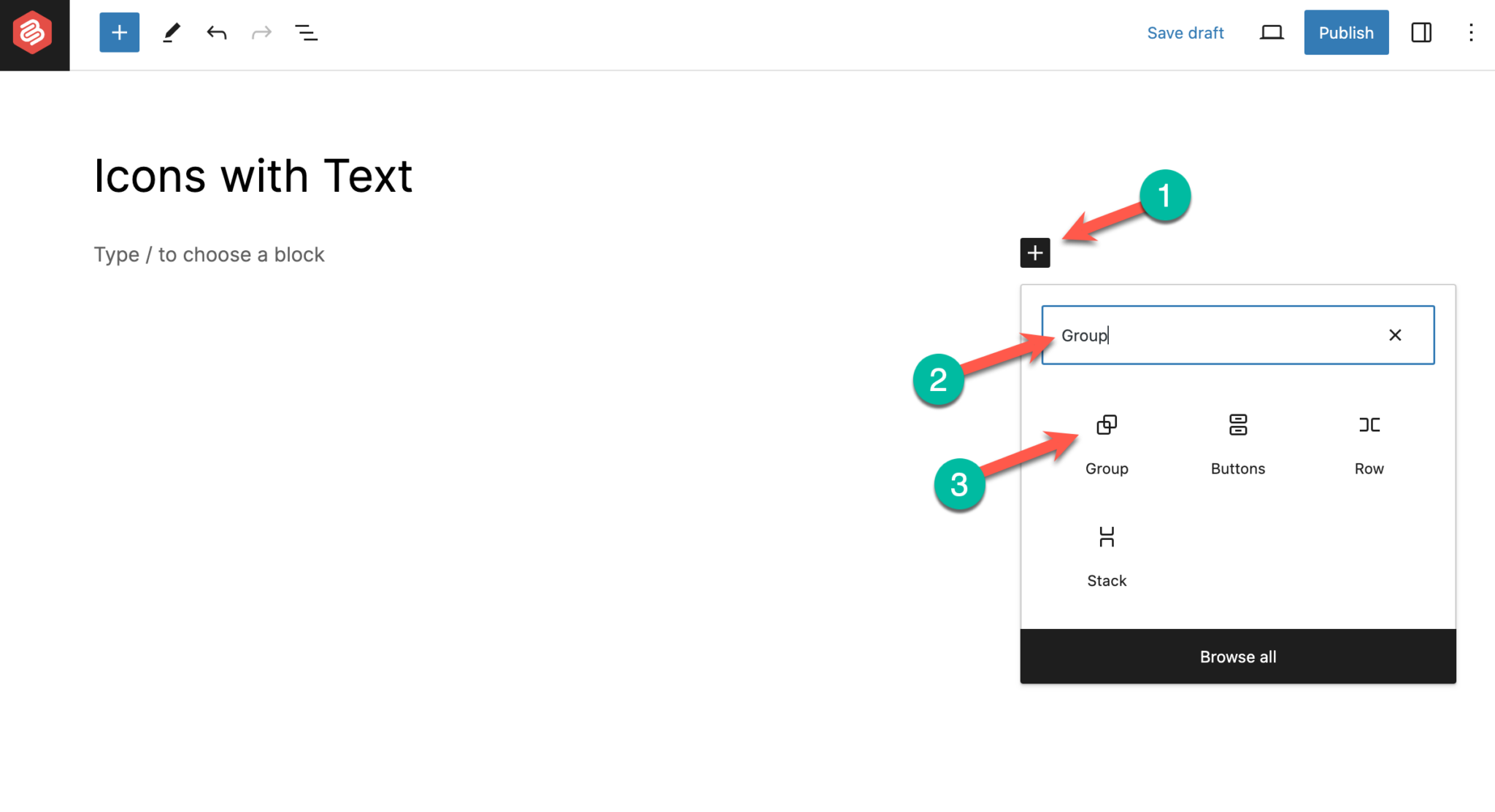 How to Add an Icon With Text in WordPress