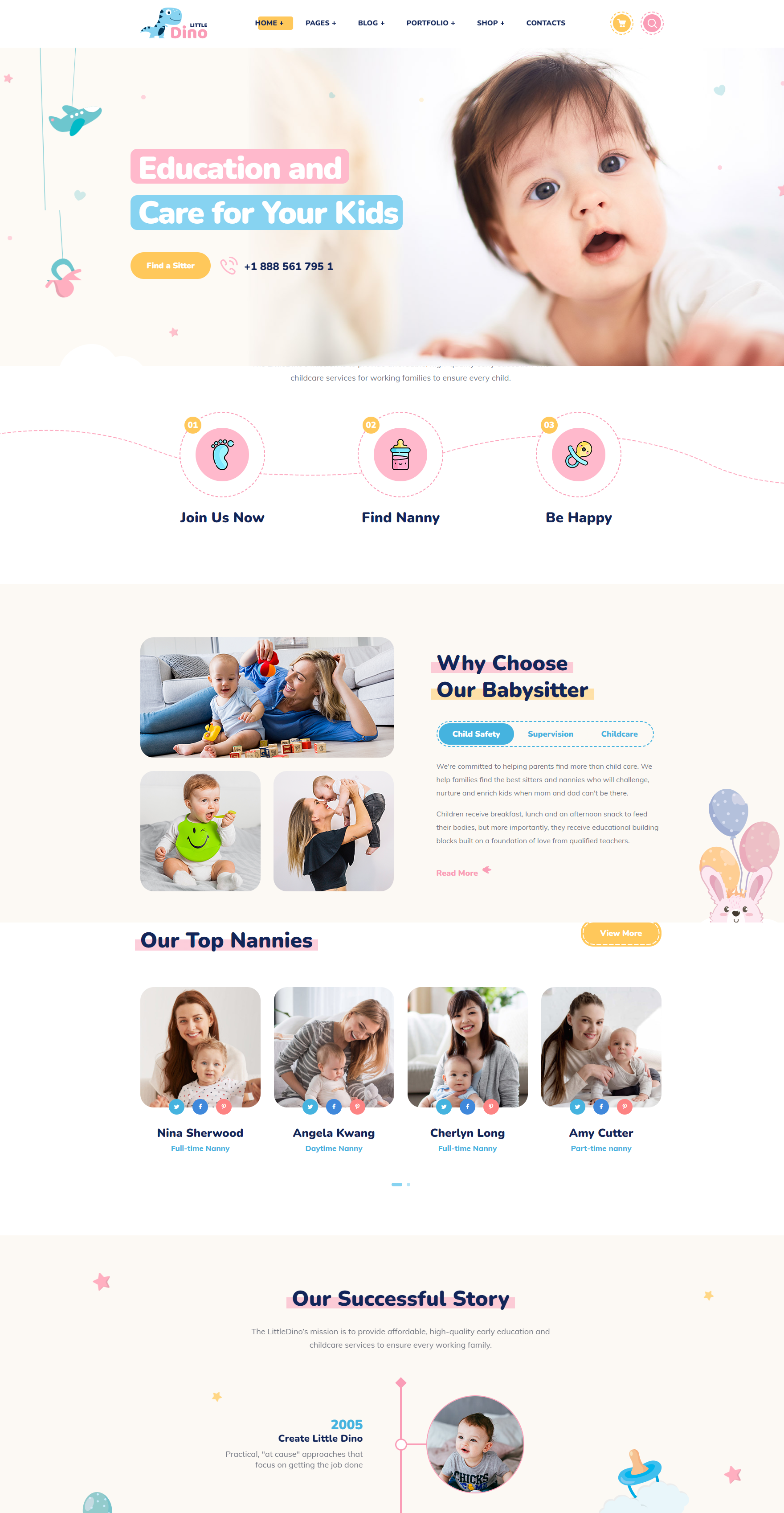 7 Best Babysitter and Daycare WordPress Themes (2025)