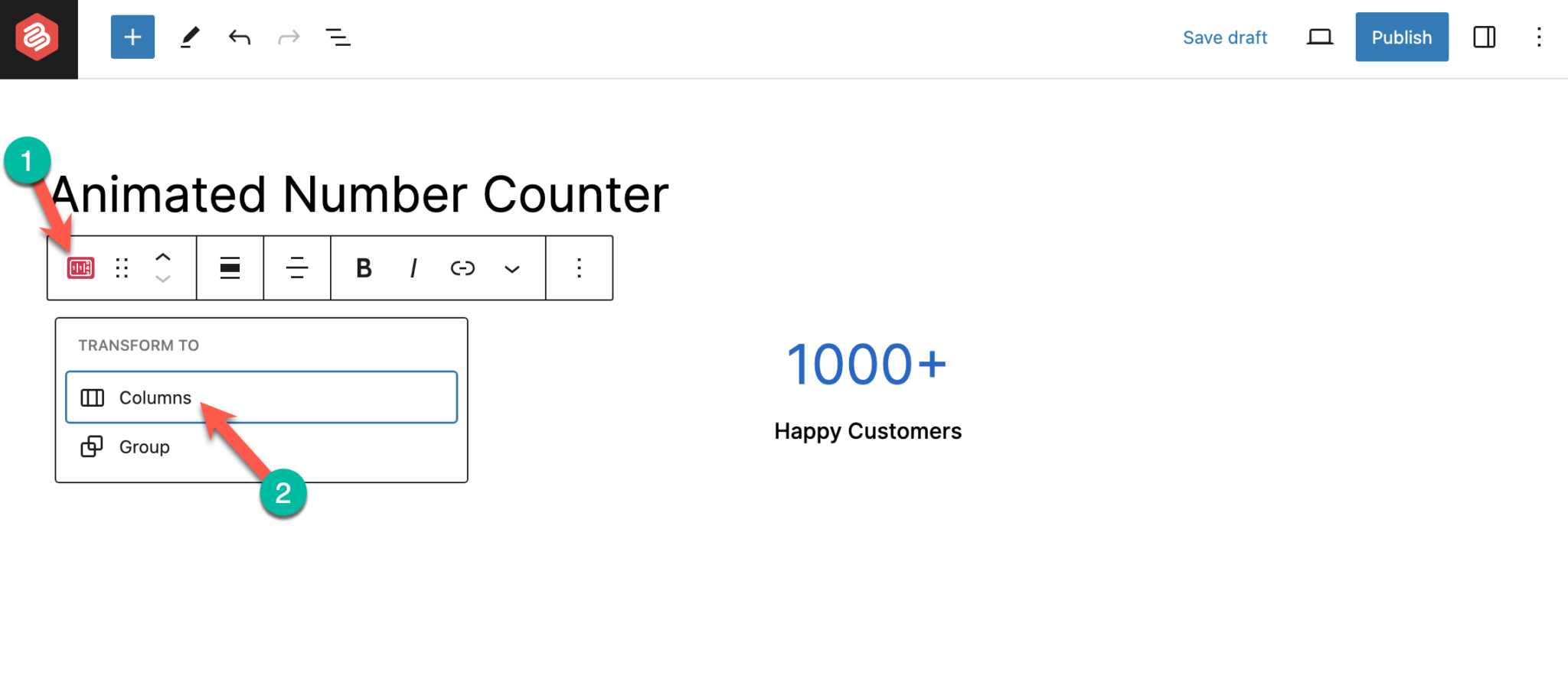 How to Add Animated Number Counter in WordPress