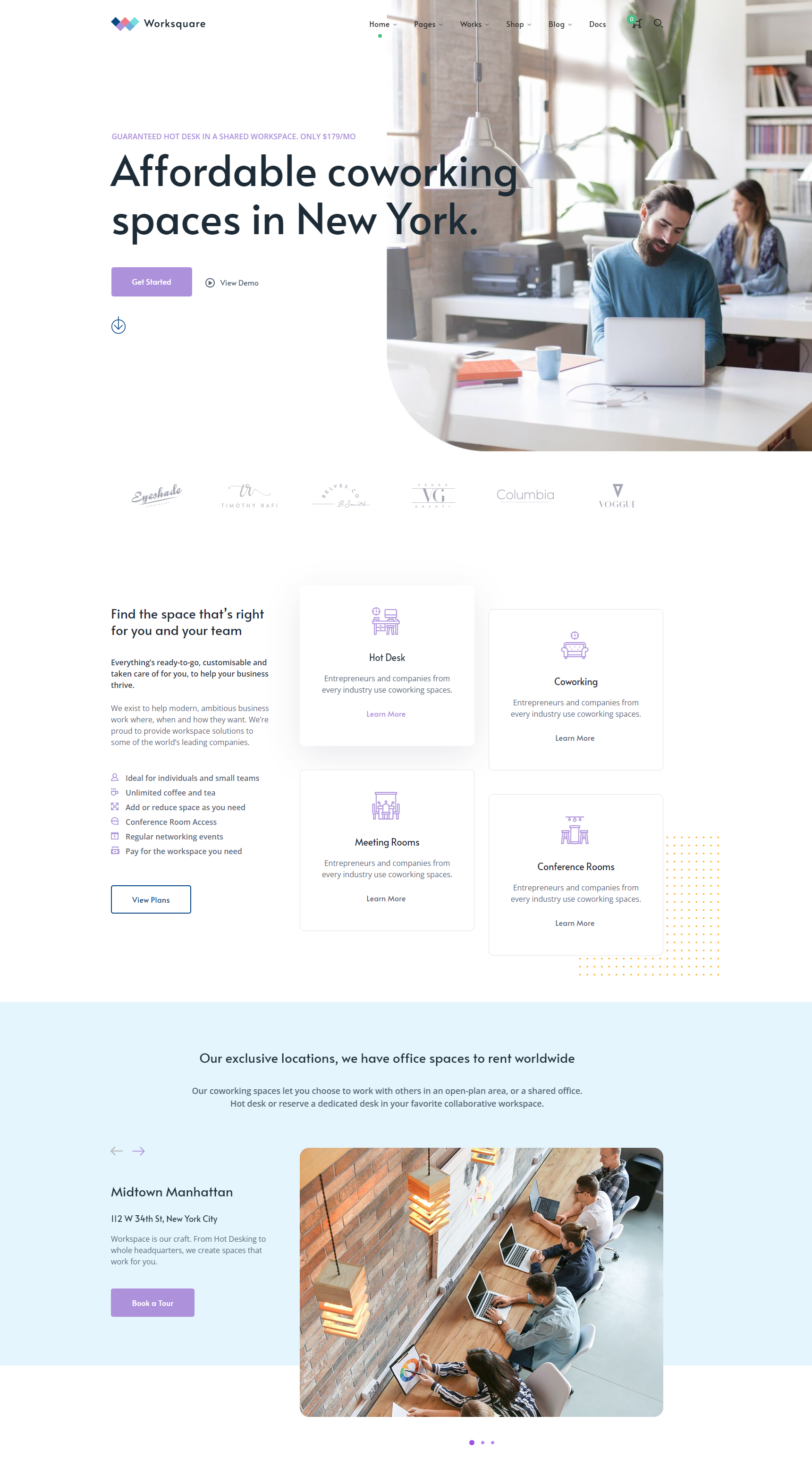 9 Best Coworking Space WordPress Themes (2025)